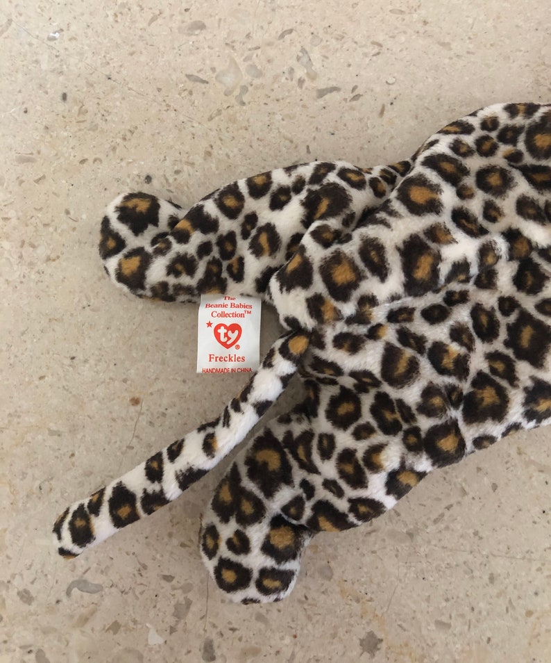 Freckles the Leopard Beanie Baby - Etsy
