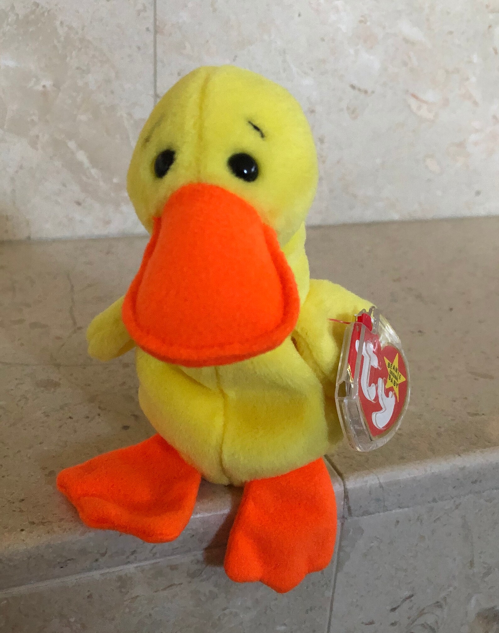 Quackers the Duck Beanie Baby - Etsy