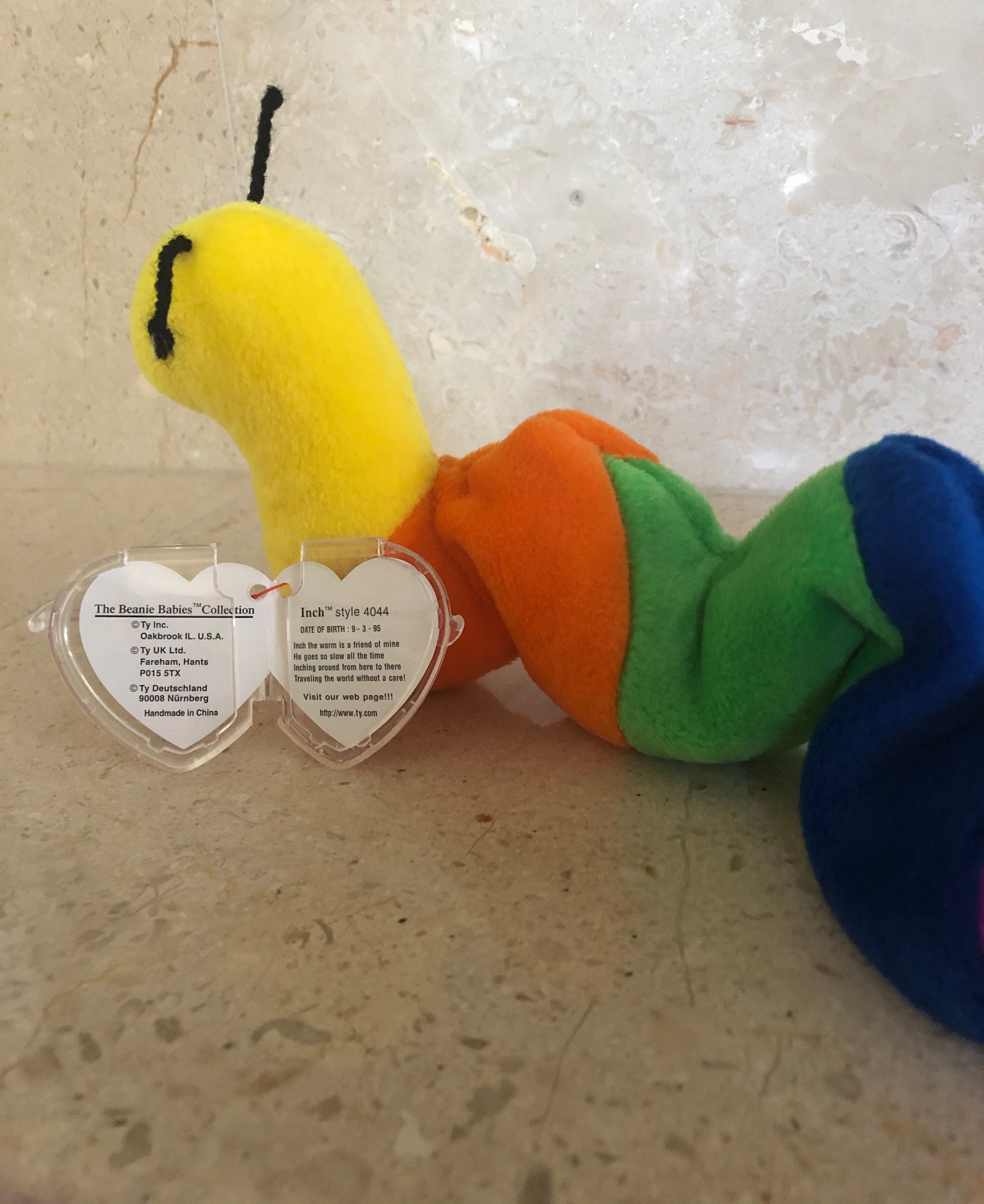 Inch the Worm Beanie Baby - Etsy