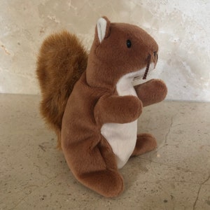 Nuts the Squirrel Beanie Baby - Etsy