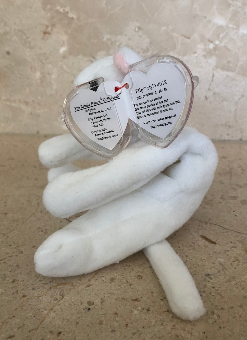 Flip the Cat Beanie Baby - Etsy