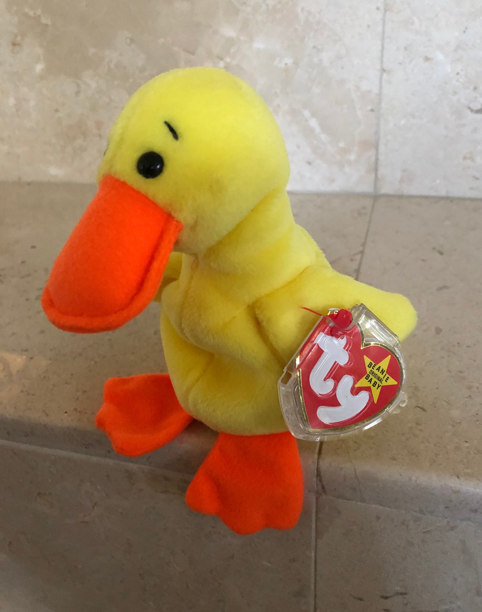 Quackers the Duck Beanie Baby - Etsy