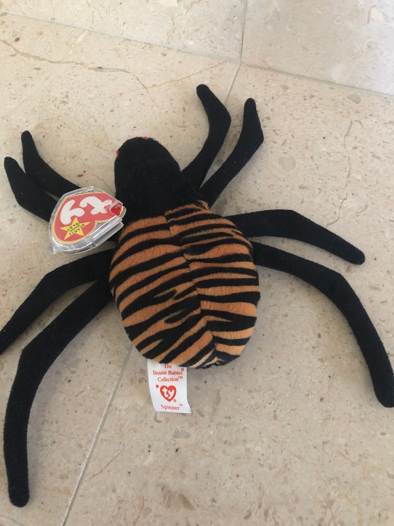 Spinner the Spider Beanie Baby - Etsy