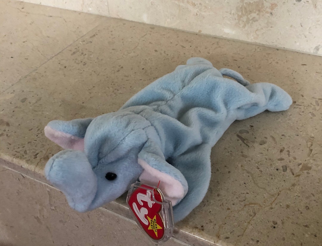 Peanut the Elephant Beanie Baby - Etsy