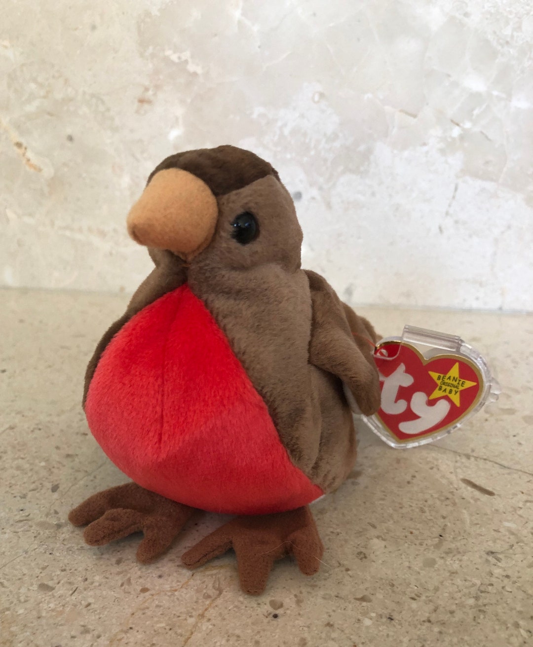 Early the Red Robin Beanie Baby - Etsy