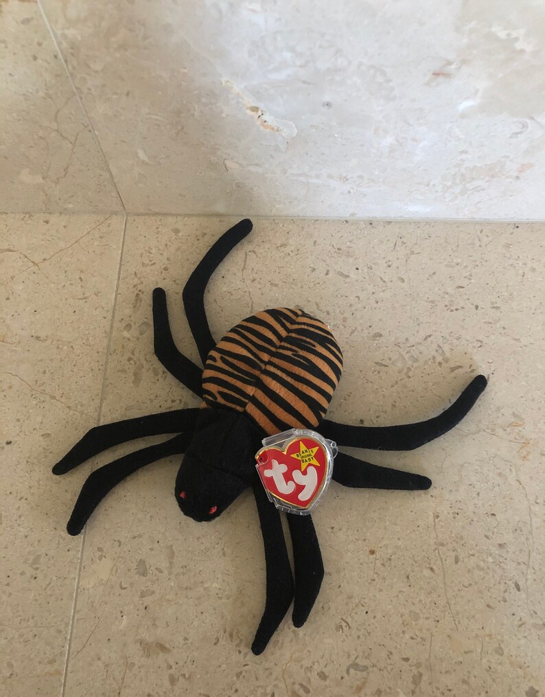 Spinner the Spider Beanie Baby - Etsy