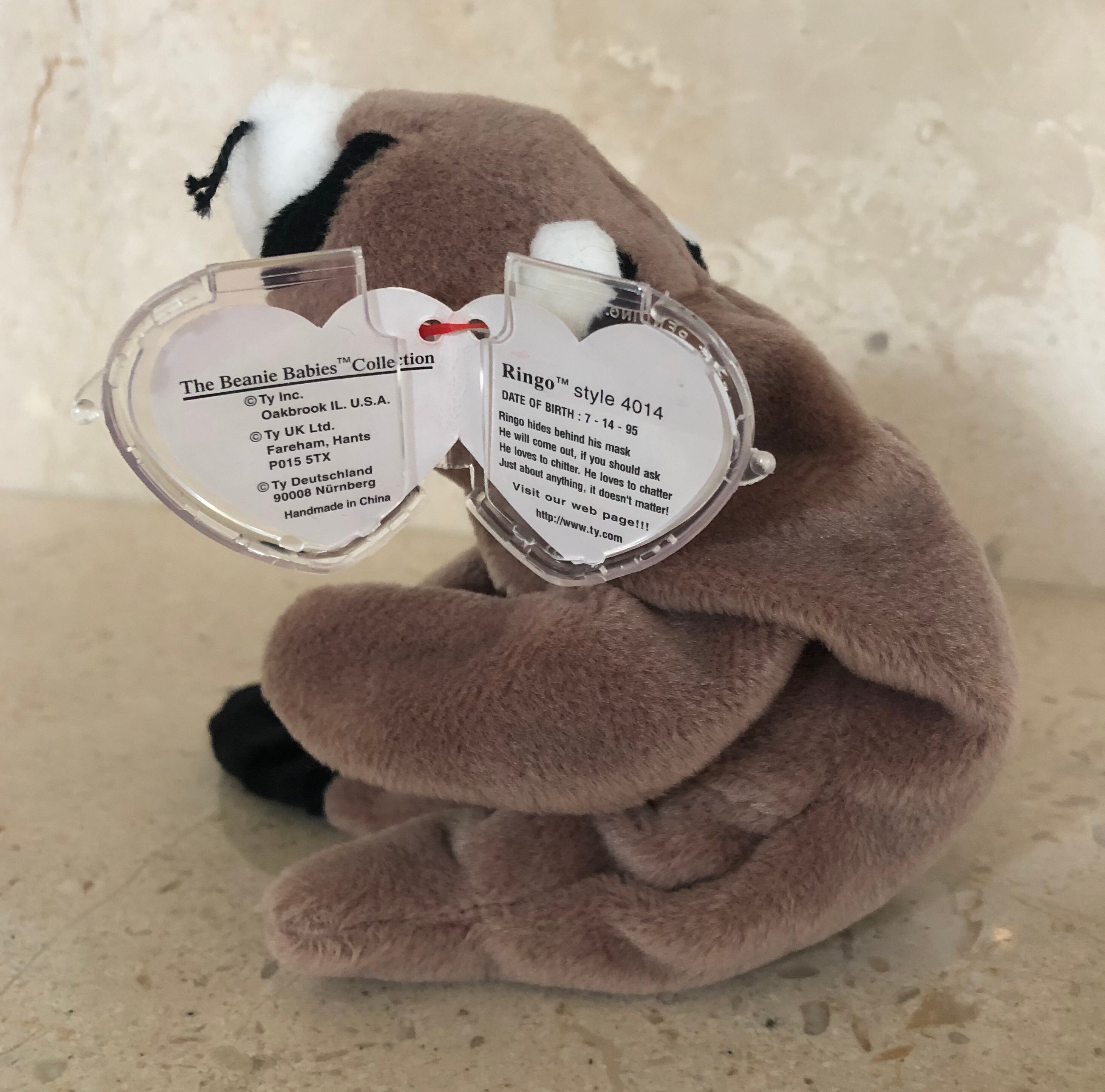 Ringo the Raccoon the Beanie Baby - Etsy