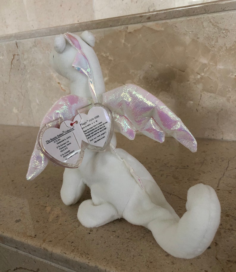 Magic the Dragon Beanie Baby - Etsy
