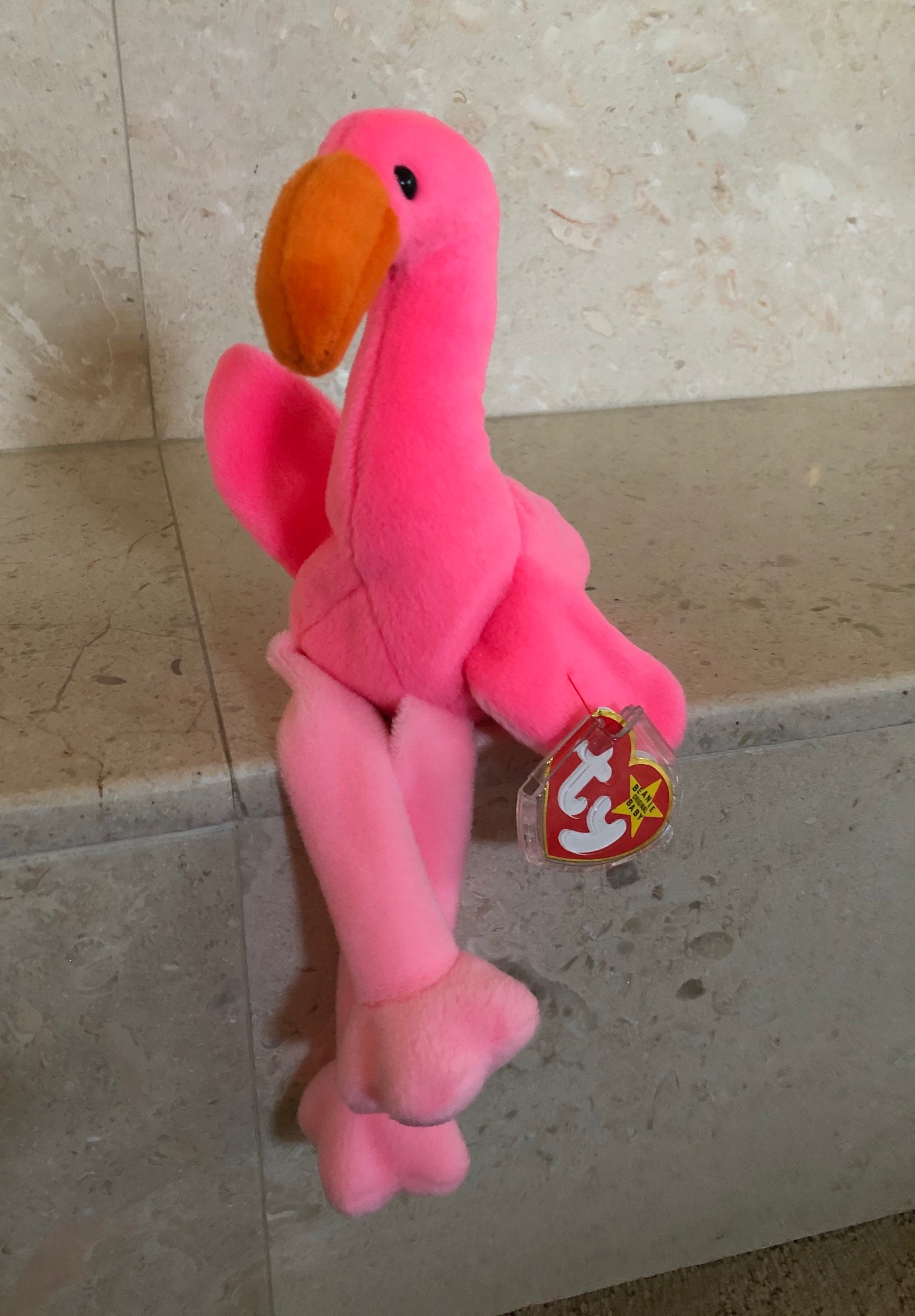 Pinky the Flamingo Beanie Baby - Etsy