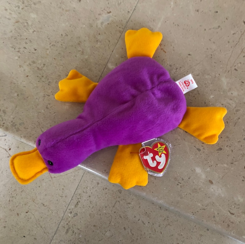 Patti the Platypus Beanie Baby Original 9 - Etsy
