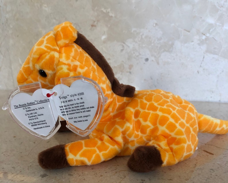 Twigs the Giraffe Beanie Baby - Etsy