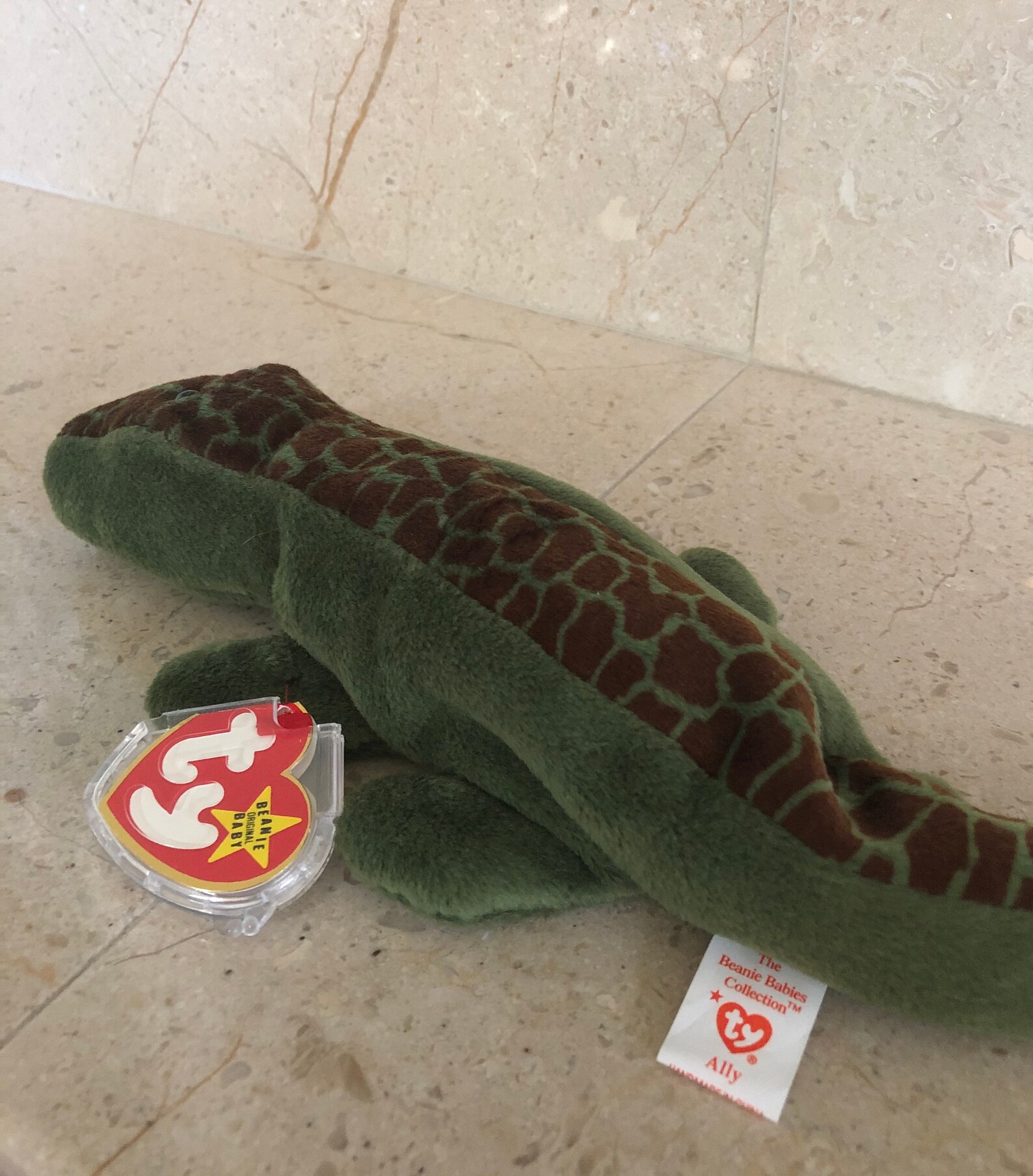 Ally the Alligator Beanie Baby - Etsy