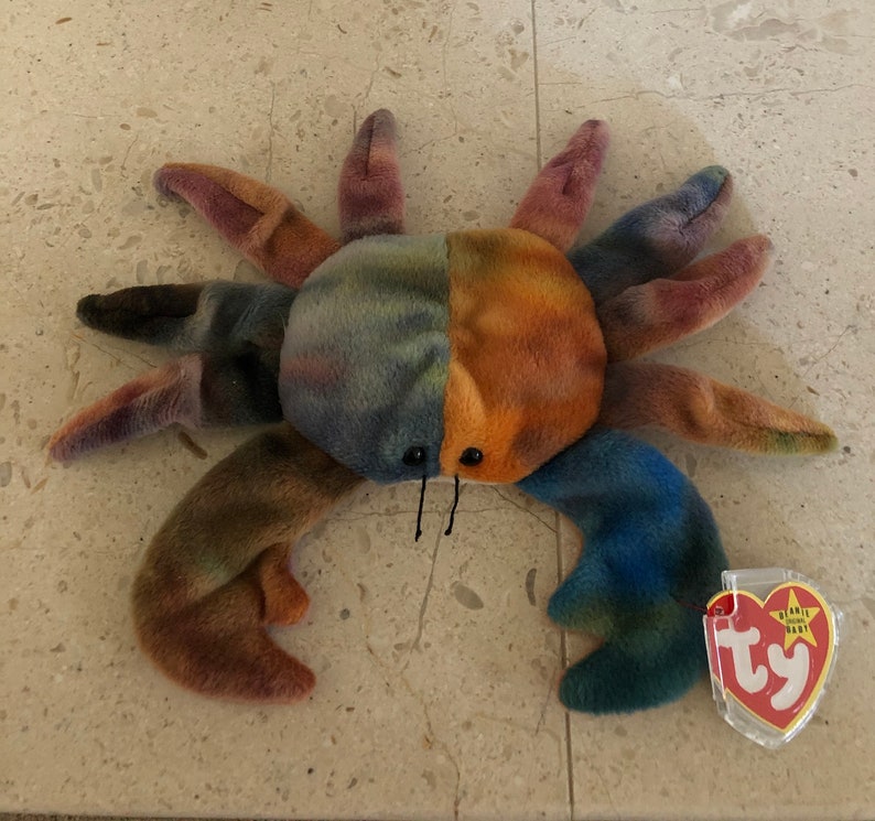 Claude the Crab Beanie Baby - Etsy