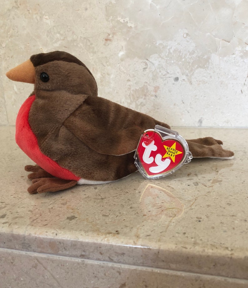 Early the Red Robin Beanie Baby - Etsy