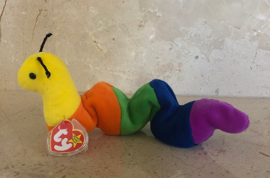 Inch the Worm Beanie Baby - Etsy