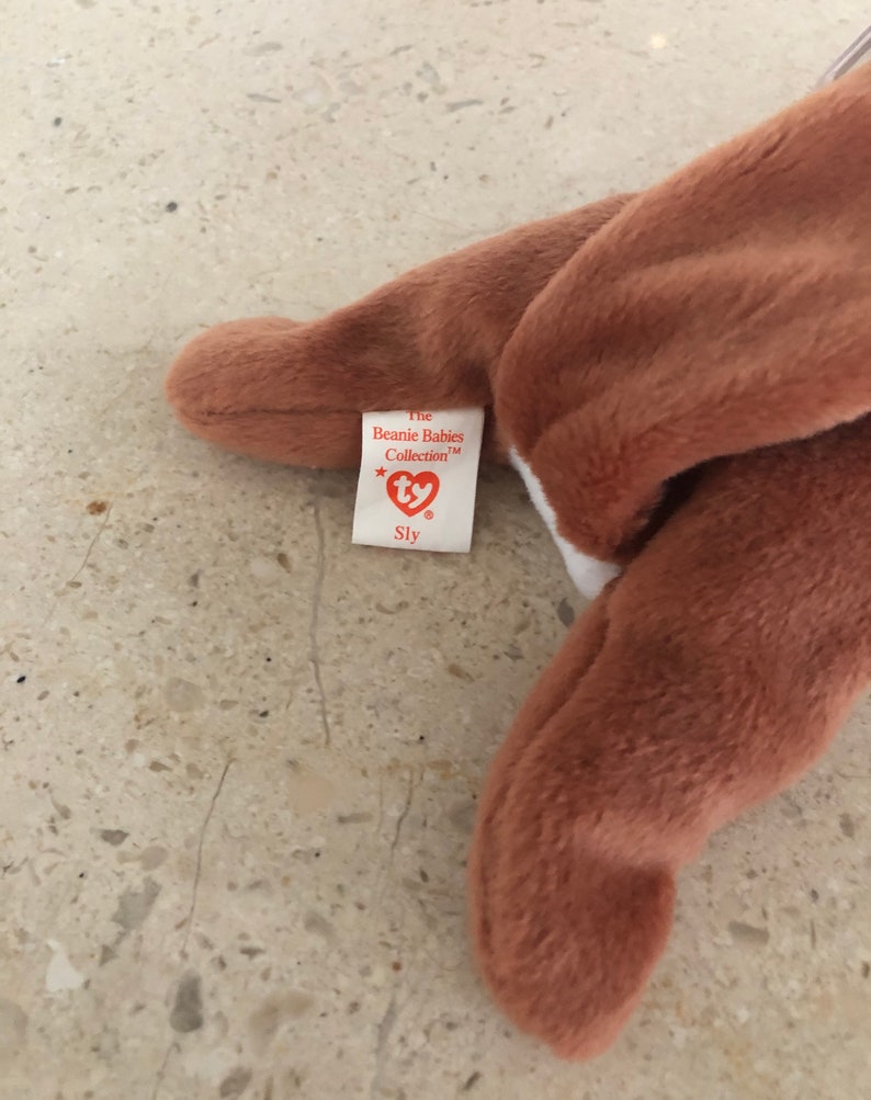 Sly the Fox Beanie Baby - Etsy