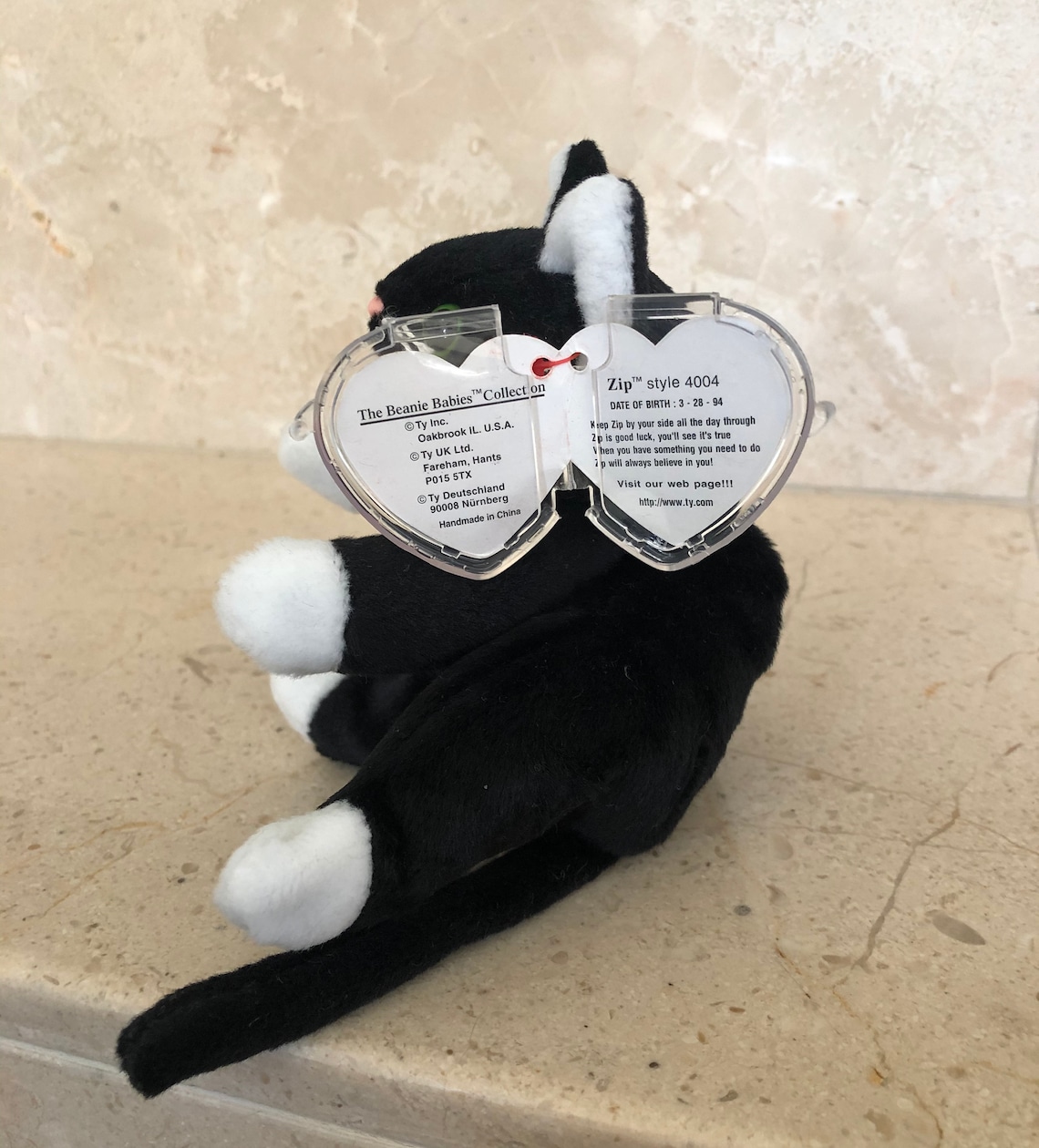 Zip the Cat Beanie Baby - Etsy
