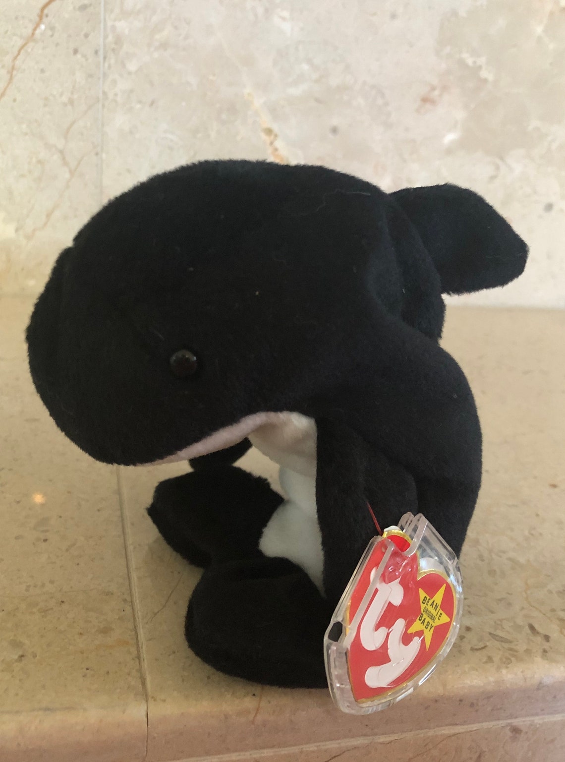Waves the Orca Whale Beanie Baby - Etsy