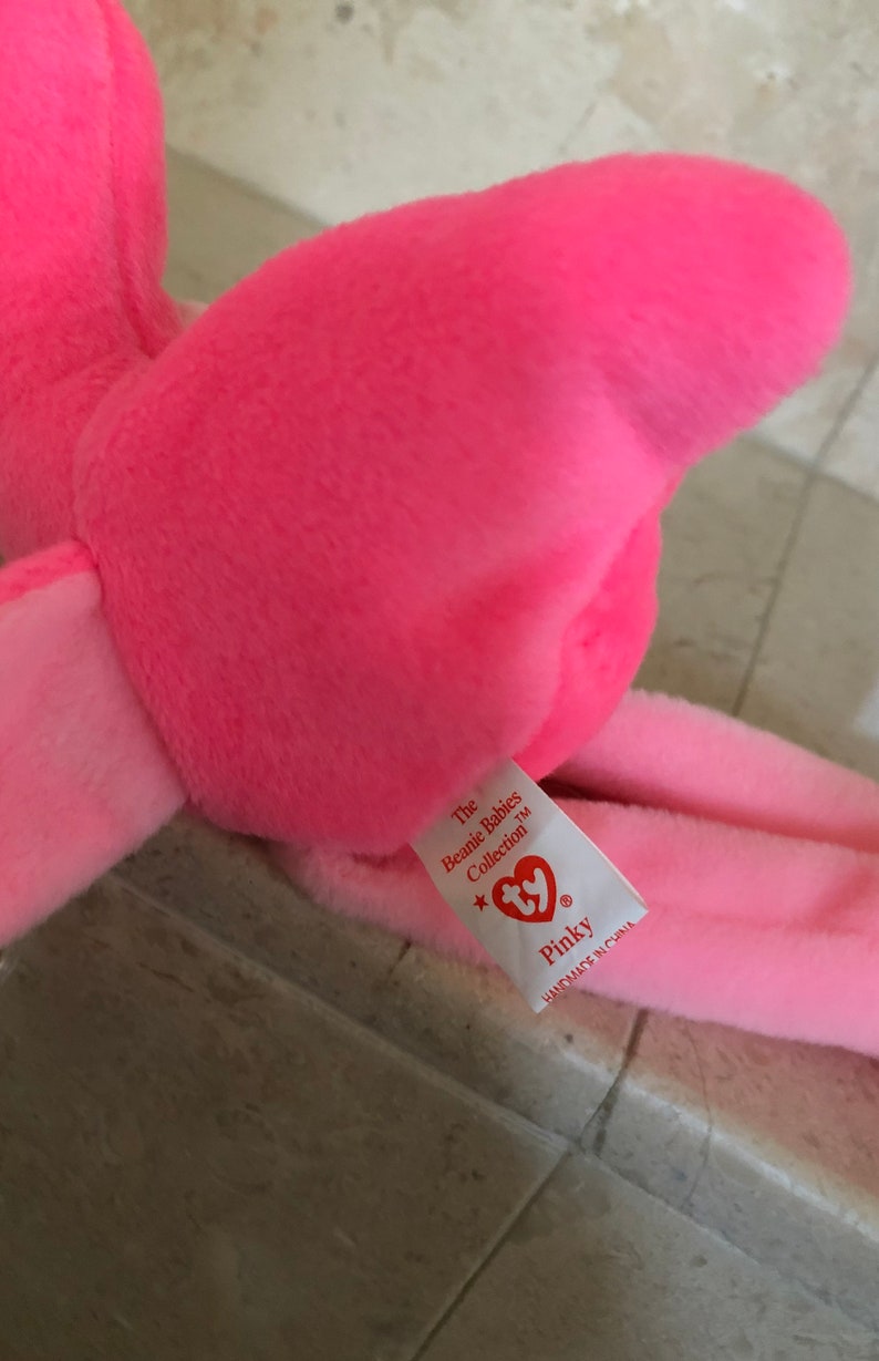 Pinky the Flamingo Beanie Baby - Etsy