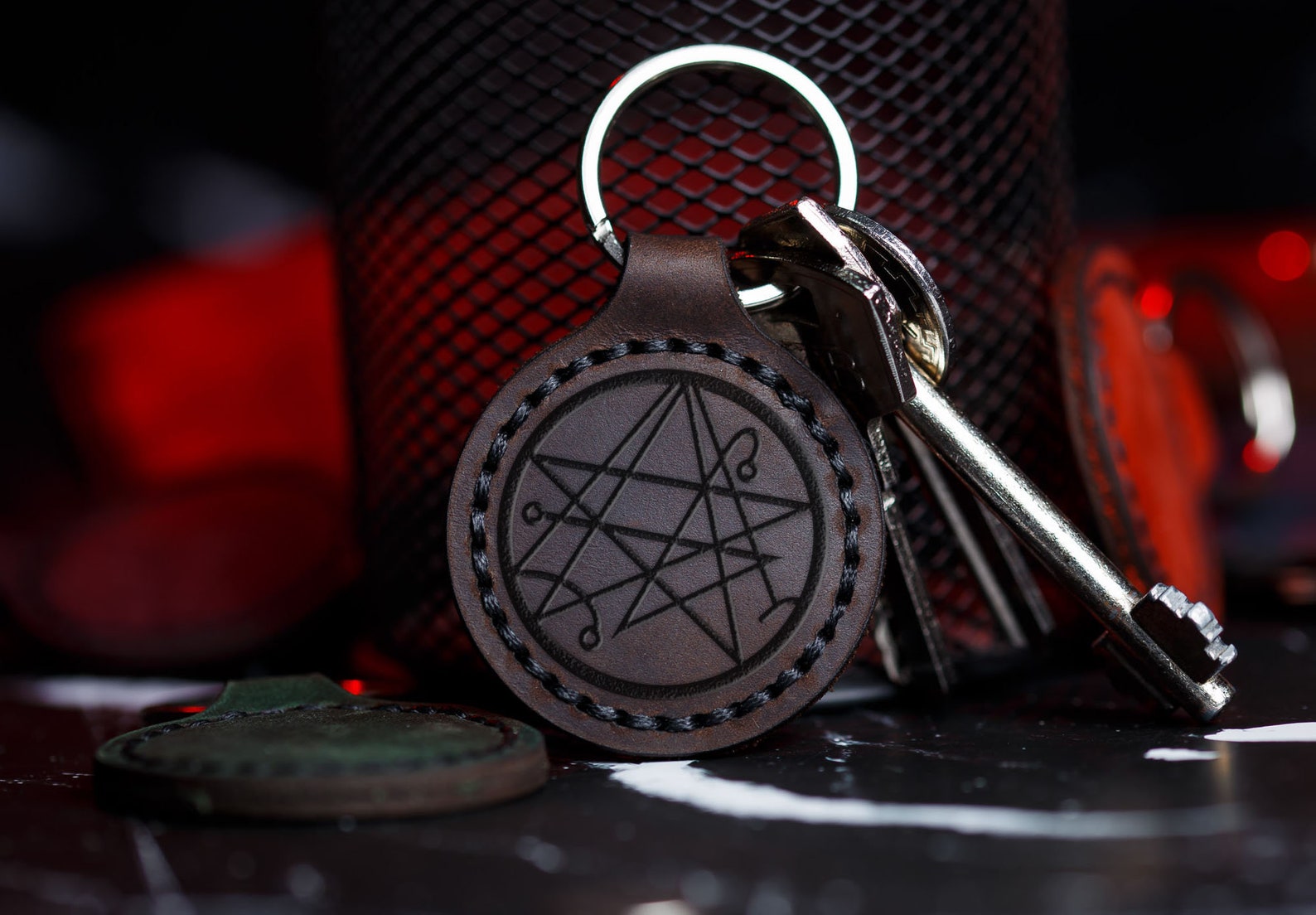 Seal Sigil of Simon Necronomicon Gate Custom Keychain Goetia - Etsy UK