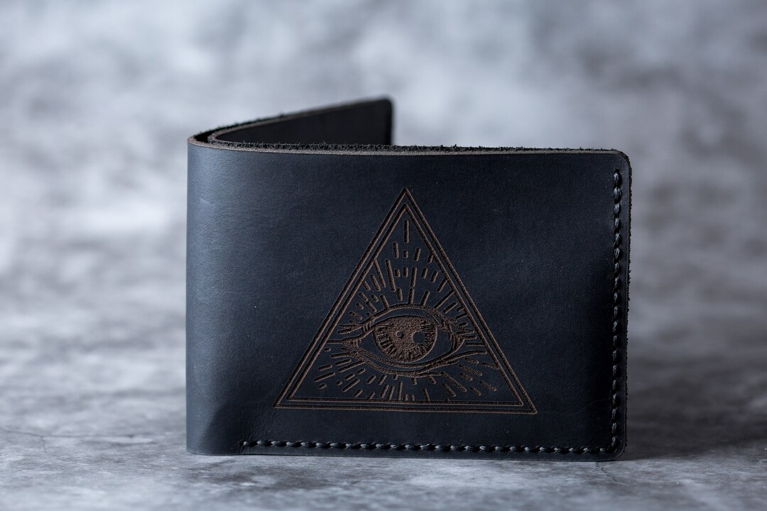 Ojo Eye Illuminati Wallet Heresy Card Biker Billfold Wallet - Etsy
