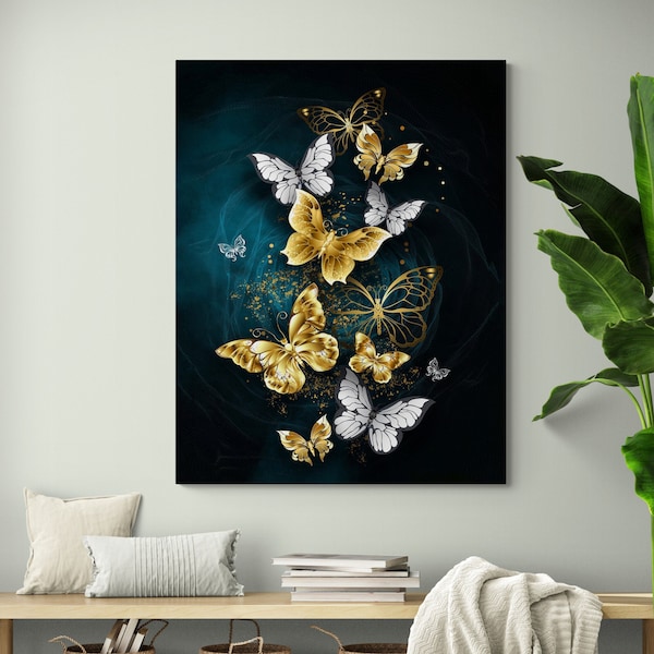 Butterfly Textured Painting - Etsy