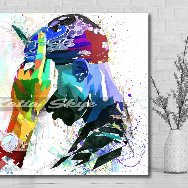 Tupac Abstract - Etsy
