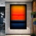 Mark Rothko BLUE ORANGE Canvas Art Reproduction, Framed Wall Art ...
