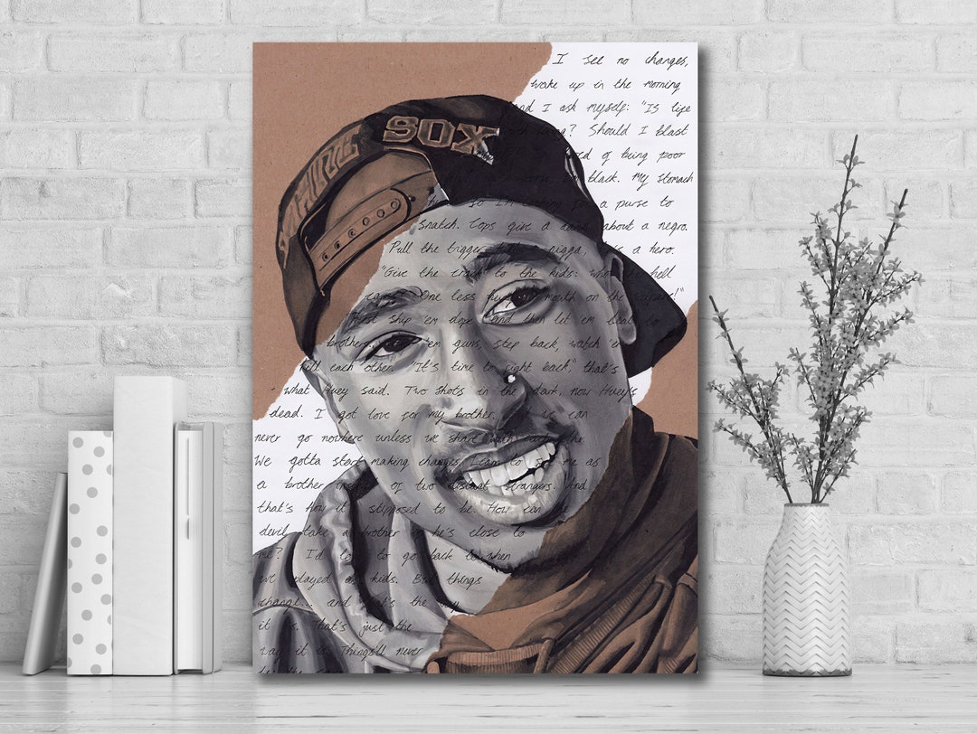 Tupac Shakur: Icon of a Generationtupac Shakur Rap Legend - Etsy