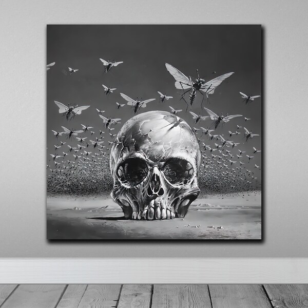 Skull Painting - Etsy