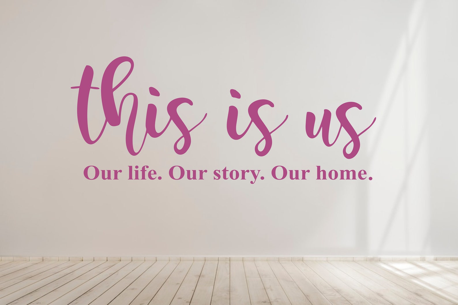 This is Us Wall Decal Sticker Home Decor Wall Quote Sticker - Etsy