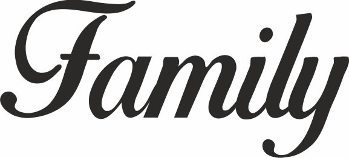 Family Word Wall Sticker decal inspirational shenanigans | Etsy