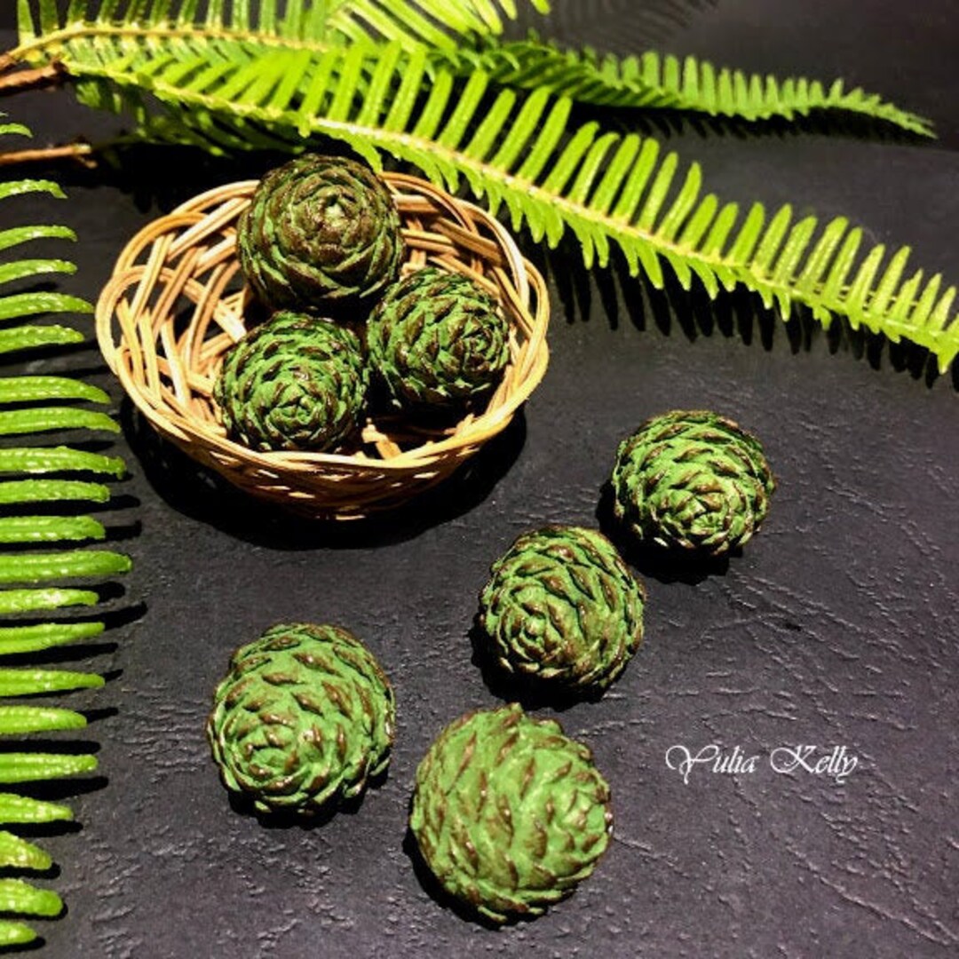 Handmade Clay Pine Cone Beads, DIY Jewelry Supplies - Etsy
