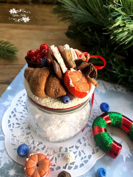 Polymer Clay Croissant Croissant Clay Charm Croissant Beads - Etsy