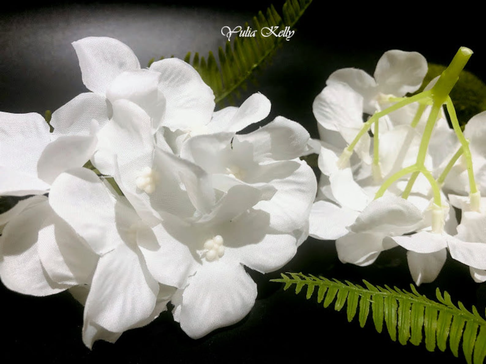 White Fabric Flowers, Textile White Flowes, White Textile Crafts ...