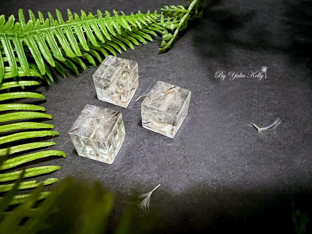 Clear Cube Beads, Epoxy Resin Transparent Ice Cube, Clear Epoxy Ice ...