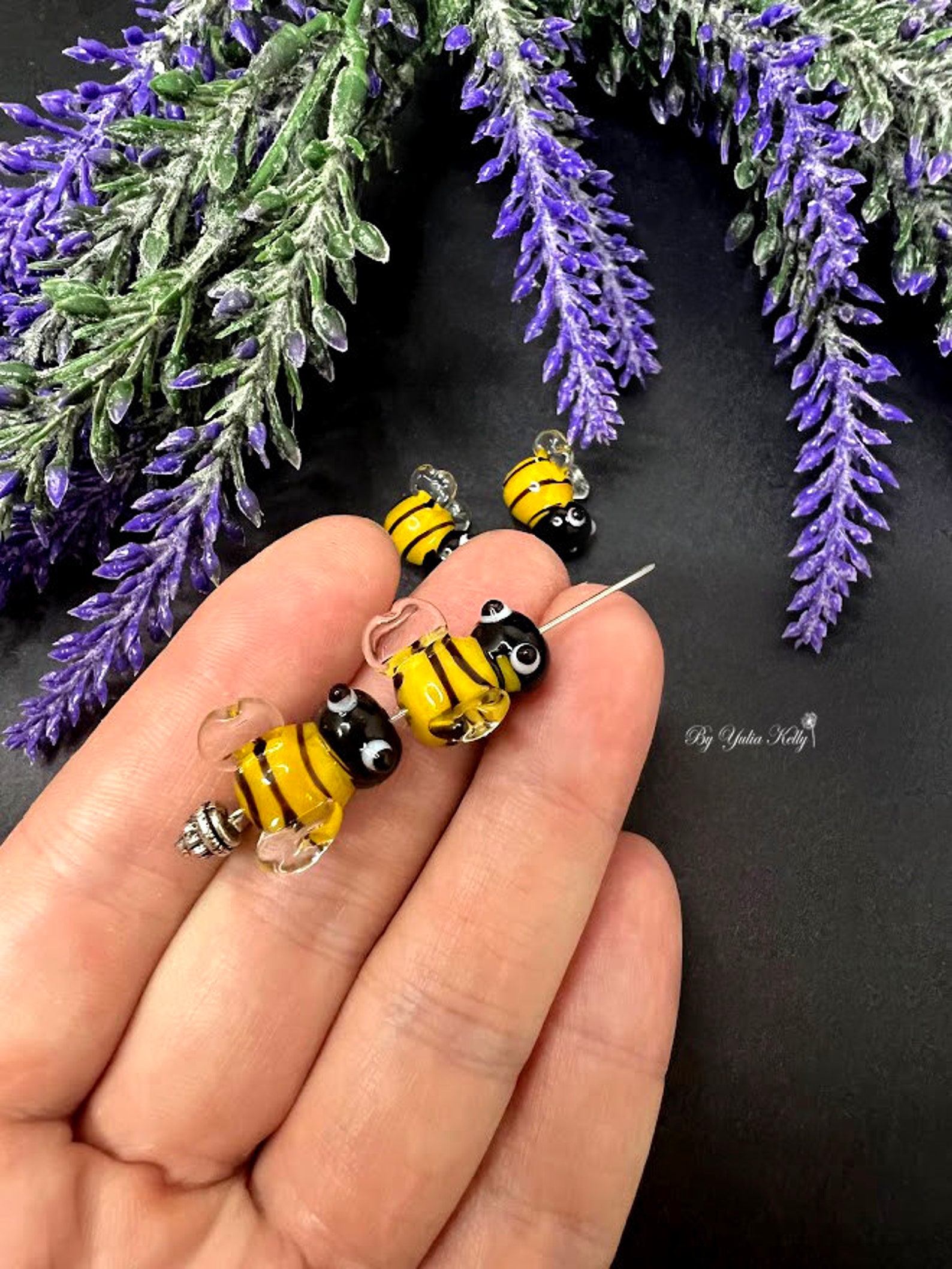 Miniature Glass Bee, Glass Queen Bee, Miniature Bee Gifts, Honey Bee ...