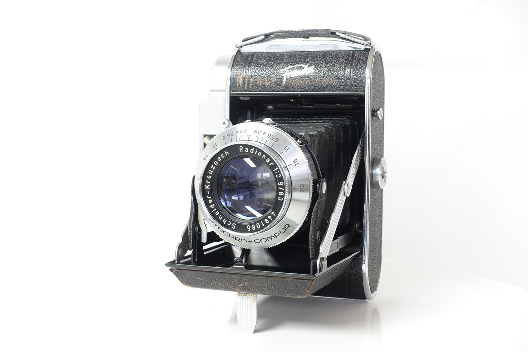 Franka Solida III Synchro Compur 1960 Folding Camera 6x6 Medium Format ...