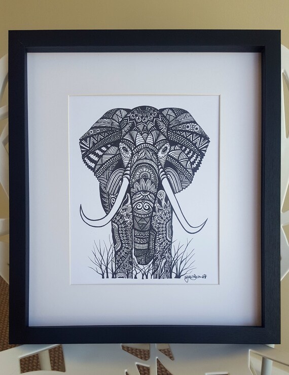A4 Print of My Highly Detailed Drawing With Intricate | Etsy