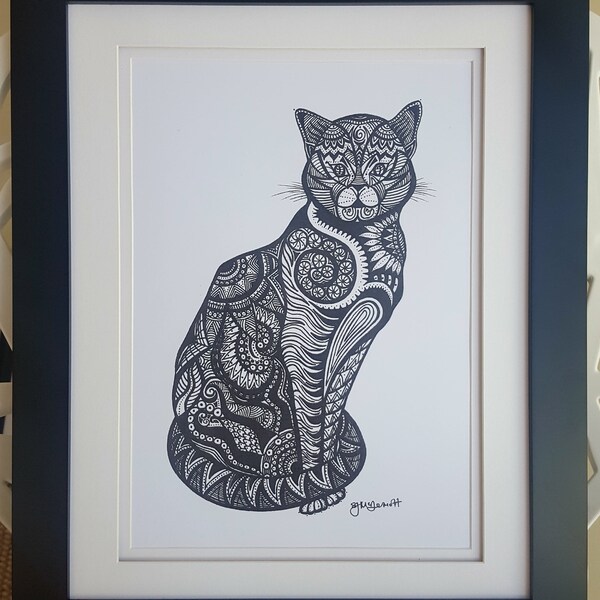 Cat Fantasy Art - Etsy