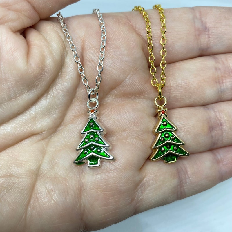 Christmas Necklace - Etsy