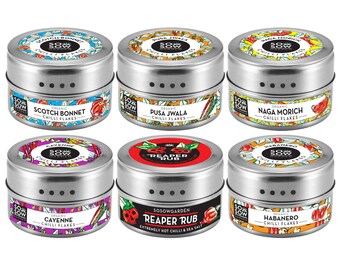 Chilli Flakes Gift Jar - Etsy UK