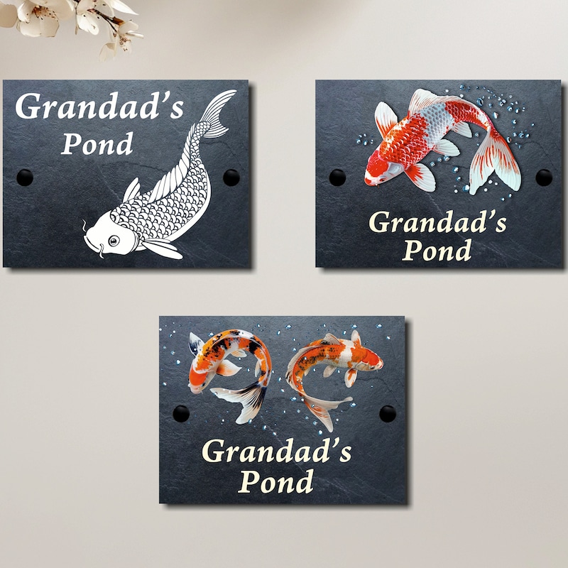 Pond Sign Personalised - Etsy UK