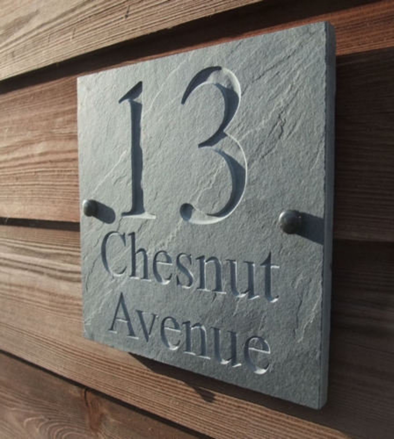 Deep Engraved Slate House Name Number 20cm X Various Sizes - Etsy