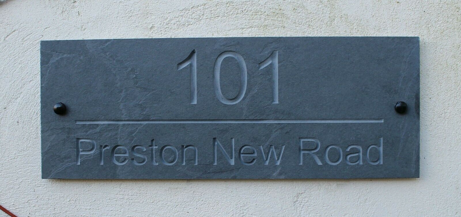 Modern and Contemporary Deep Engraved Quality Slate House Sign | Etsy UK