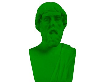 Sculpture 12cm-4.7in Plato Statue Ancient Greek Pop Art Marble Bust ...