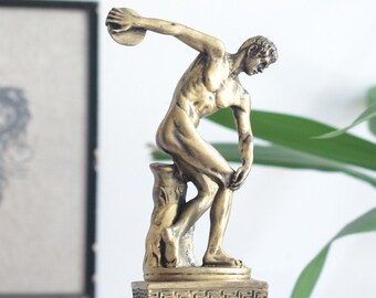 Bronze Disc Statue - Etsy