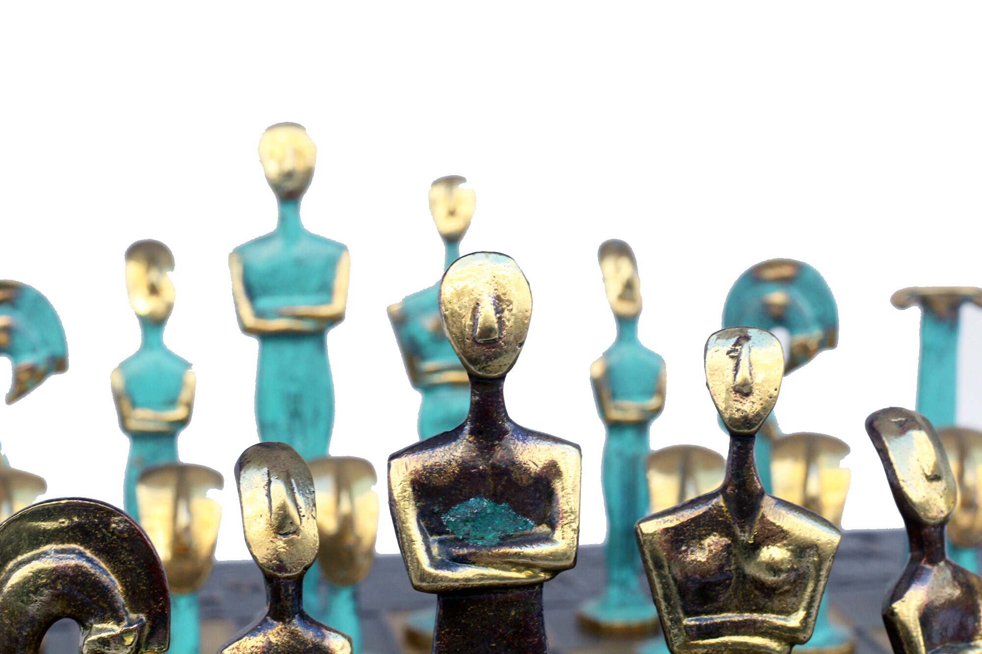Ancient Greek Cycladic Chess Table Chess Set Bronze Chess - Etsy