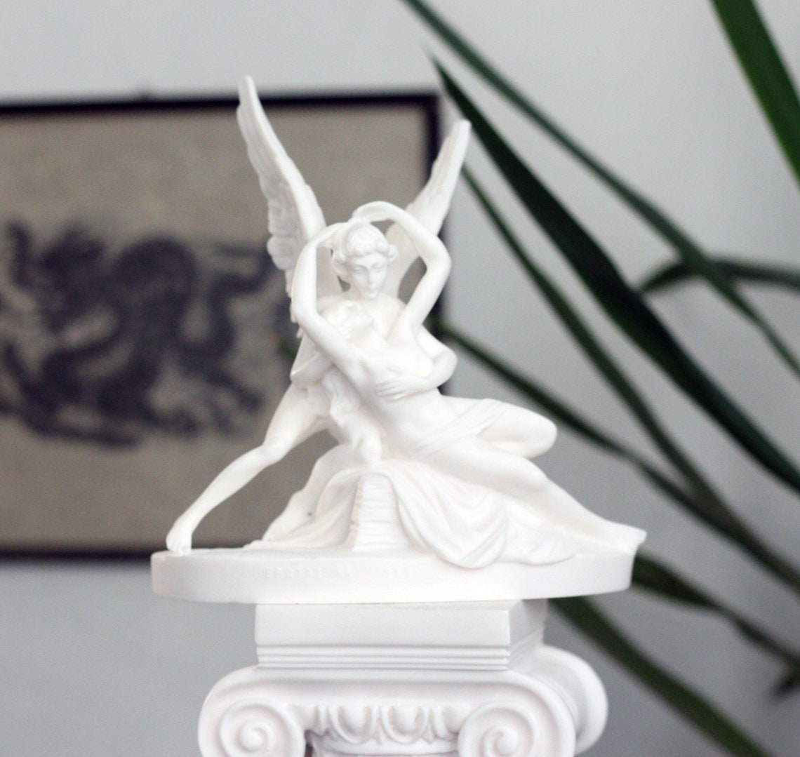 Eros and Psyche Statue Greek Statue Psyche Goddess Eros God | Etsy