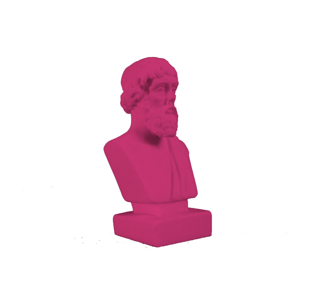 Plato Statue Ancient Greek Pop Art Marble Bust, 12cm-4.7in - Etsy